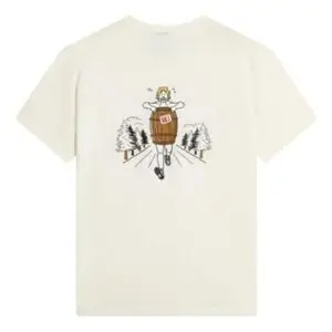 NEW BALANCE Lifestyle Graphic Print Tee Asia Sizing 'white - White/brown/black