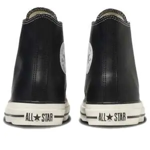 CONVERSE Chuck Taylor All Star Hi Leather Sneakers - Black/white