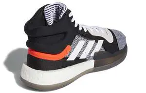 Adidas Marquee Boost Mid Sneakers - White/black