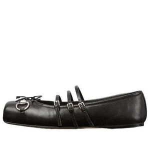 Gucci Horsebit Ballet Flats - Black