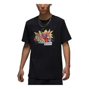 JORDAN Graphic T-shirt Asia Sizing - Black