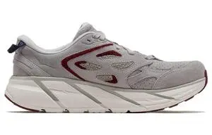 Hoka One One Clifton L Embroidery Sneakers - Lunar Rock/cabernet