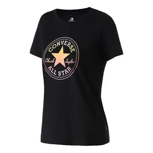 CONVERSE Converse "Chuck Taylor All Star" Printed Short Sleeve T-Shirt Black