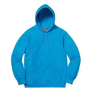 Supreme Fw18 Trademark Hooded Sweatshirt - Blue
