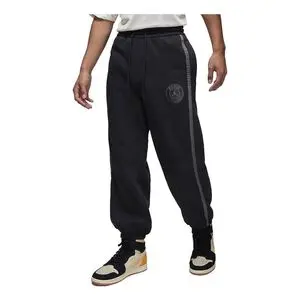 JORDAN X Paris Saint-germain Sweatpants Asia Sizing 'black - Black/grey
