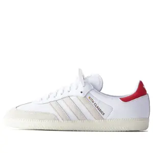 Adidas Kith X Samba Og Classics Program White Red Sneakers - White/red