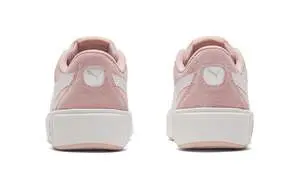 PUMA Smash Platform V2 Suede "peachskin" Sneakers - Pink/blue