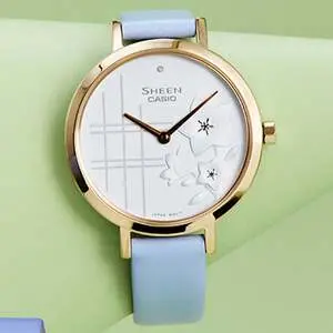 Casio Sheen Sapphire Crystal Analog Watch