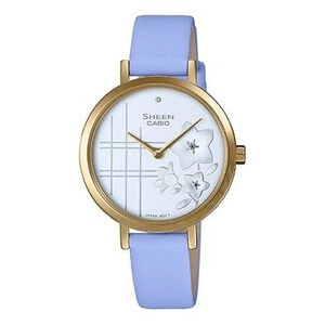 Casio Sheen Sapphire Crystal Analog Watch - Light Blue