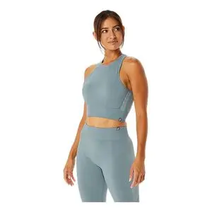 Asics Nagino Flex Seamless Bra 'light Steel - Grey