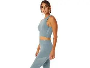 Asics Nagino Flex Seamless Bra 'light Steel - Grey