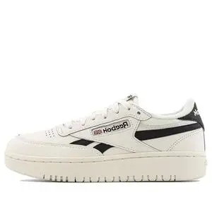 REEBOK Club C Double Platform Sneakers - Chalk/core Black/chalk