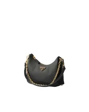 Prada Re-edition Saffiano Leather Bag - Black