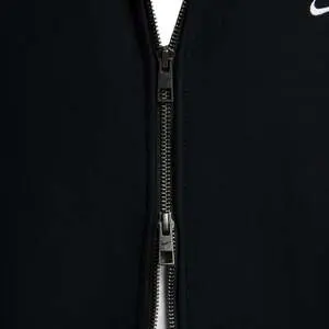 Nike Solo Swoosh Full-zip Fleece Hoodie - Black