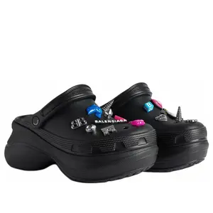 Balenciaga X Crocs Platform Mule With Jibbitz