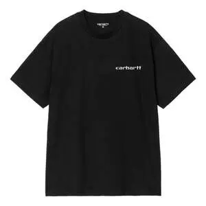 Carhartt Work In Progress Archive Script Short Sleeve T-shirt - Black