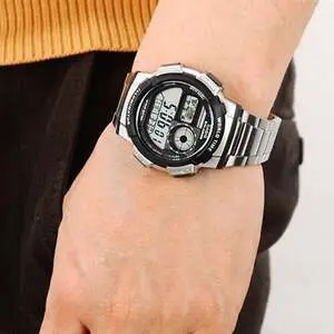 Casio Stainless Steel Strap Digital Watch
