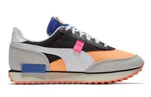 PUMA Future Rider "fizzy Orange" Sneakers - Black/orange/gray