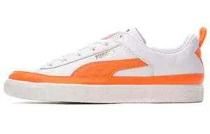 PUMA X Pronounce Basket Vintage Sneakers - White/orange