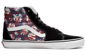 VANS Sk8-hi High Top Floral Graffiti Sneakers