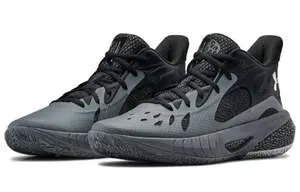 Under Armour Hovr Havoc 3 Mid Top Basketball Sneakers - Grey