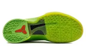 Nike Zoom Kobe 6 "grinch" Basketball Sneakers - Gray/green/red