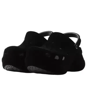 CROCS Bae Velvet Clog - Black