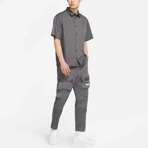 Nike Thin And Light Loose Sports Short Sleeve Shirt Gray