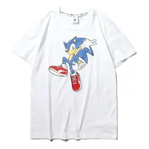 PUMA X Sonic Graphic Printed Short Sleeve Tee - White