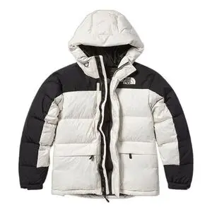 The North Face Himalayan Ripstop Nylon Down Jacket - White/black