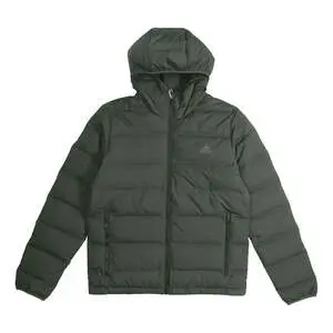 Adidas Helionic Hooded Down Jacket - Green