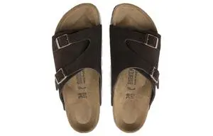 BIRKENSTOCK Zurich Suede Leather Sandals