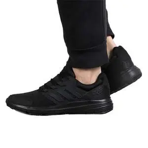 Adidas Galaxy 4 Lace-up Athletic Sneakers - Black