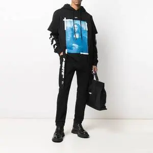 Off-White Mona Lisa Double Layer Hoodie