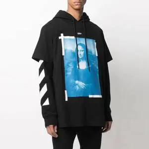 Off-White Mona Lisa Double Layer Hoodie