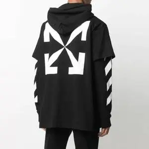 Off-White Mona Lisa Double Layer Hoodie