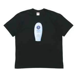 Supreme Fw19 Week 1 Super Cream Tee Short Sleeve - Black