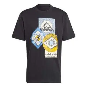 Adidas Originals Adventure Fc Tee 'black - Black/multi-color