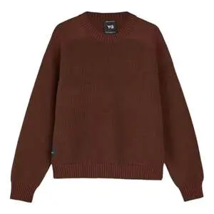Adidas Y-3 Ut Knit Crew Sweater - Mystery Brown