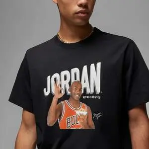 JORDAN Ok Logo T-shirt 'black