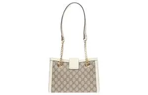 Gucci Padlock Chain Handbag - Cream