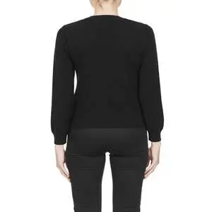 Play Comme Des Garcon V-neck Pullover With Red Emblem