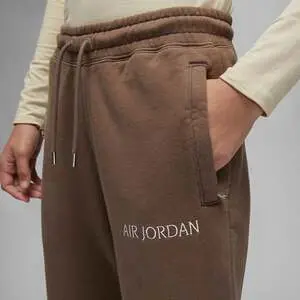 JORDAN Wordmark Fleece Sweatpants - Brown