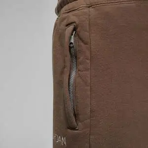 JORDAN Wordmark Fleece Sweatpants - Brown