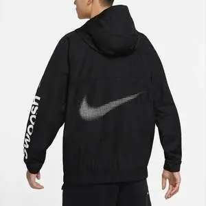 Nike Alphabet Logo Printing Woven Hooded Jacket