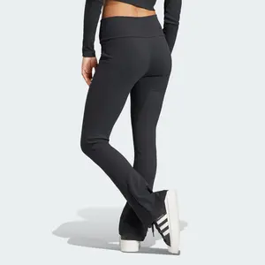 Adidas Essentials Rib Flared Pant - Black