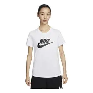 Nike Essentials Logo T-shirt Asia Sizing 'white Black - White/black