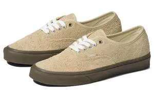 VANS Authentic Hairy Suede Sneakers - Cream/brown