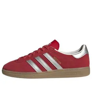 Adidas Munchen Scarlet Gum Sneakers - Scarlet/matte Silver/gum