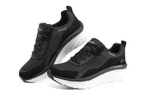 Sketchers D'lux Walker Athletic Sneakers - Black/white